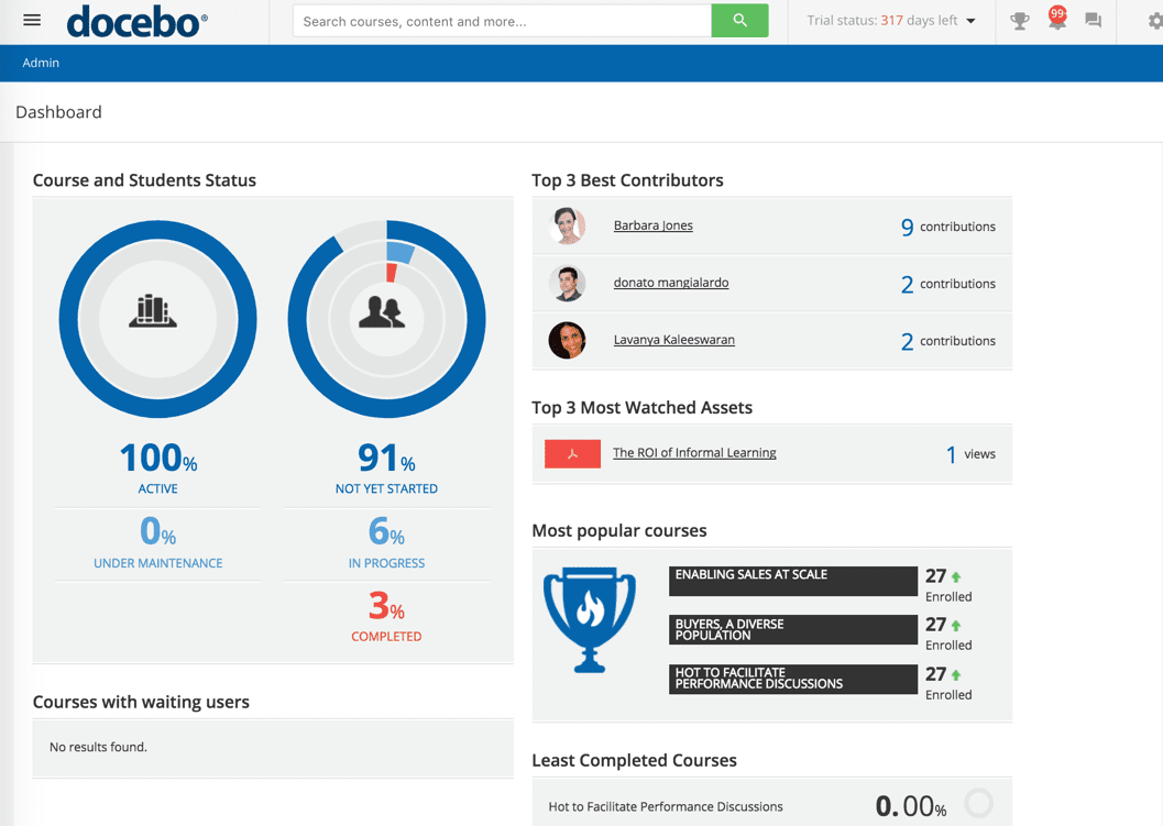 LMS Review New Features In Docebo 7 Talented Learning